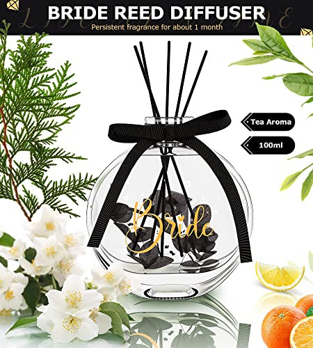 LE CADEAU Bridal Shower Gift, Engagement Gifts for Her, Wedding Gifts for Bride, Unique Bride to Be Gifts Box, Bachelor Gifts for Bride, Reed Diffuser Bottle, Scented Candle