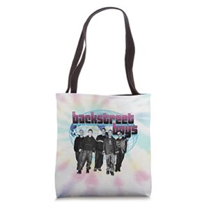 backstreet boys – globe vintage tie dye tote bag