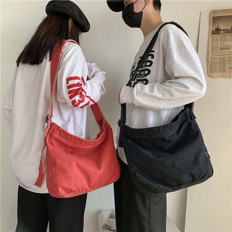 Tote Bag Aesthetic Vintage Grunge Aesthetic Tote Bag Purses for Women Hobo Bag Crossbody Bag (Black)