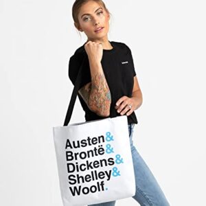 British author names Tote Bag