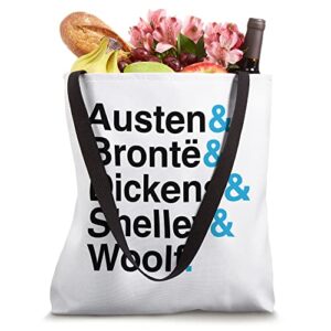 British author names Tote Bag