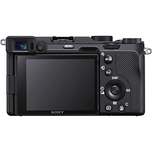 Sony Alpha a7C Mirrorless Digital Camera with 28-60mm Lens (Black) (ILCE7CL/B) + 64GB Memory Card + 2x NP-FZ-100 Battery + Corel Photo Software + Case + External Charger + Card Reader + More (Renewed)