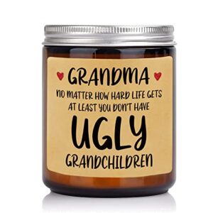 grandma birthday gifts, funny scented candles for grandma, mothers day gifts for grandma, grandma gifts from granddaughter grandchildren grandson, gifts for nana, great grandma gifts