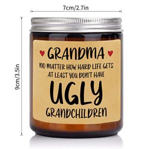 Grandma Birthday Gifts, Funny Scented Candles for Grandma, Mothers Day Gifts for Grandma, Grandma Gifts from Granddaughter Grandchildren Grandson, Gifts for Nana, Great Grandma Gifts