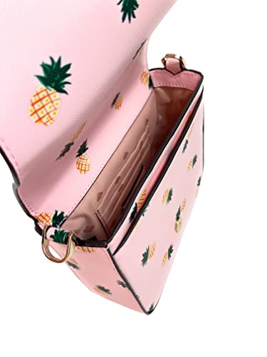 Kate Spade New York Staci Square Pineapple Printed Crossbody Bag