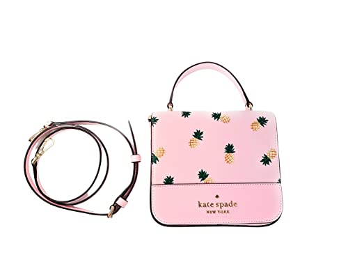 Kate Spade New York Staci Square Pineapple Printed Crossbody Bag