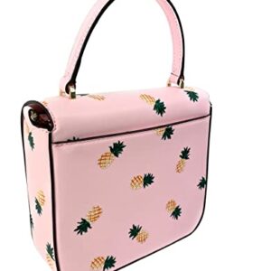 Kate Spade New York Staci Square Pineapple Printed Crossbody Bag