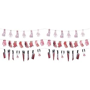 toyvian 6 sets halloween halloween body parts props scary halloween decorations severed feet decor decorations broken body