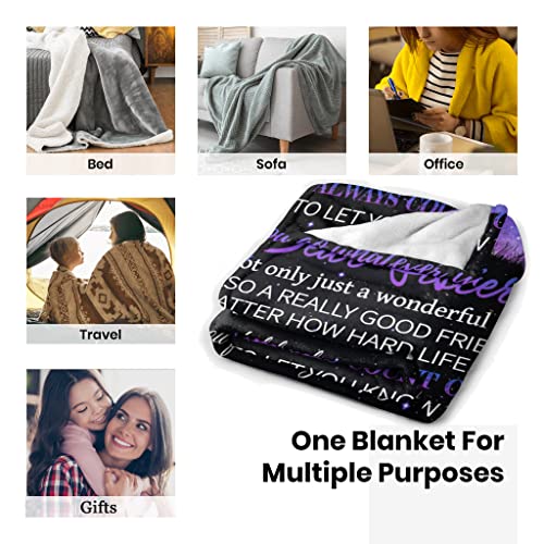 Euyyhai Sisters Gifts from Sister Throw Blanket Birthday Gifts for Sister Cozy Blankets Sister Sister in Law Gifts Ideas Warm Lightweight Blanket for Bedding Sofa