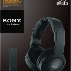 Sony MDRRF985RK Wireless RF Headphone, Black