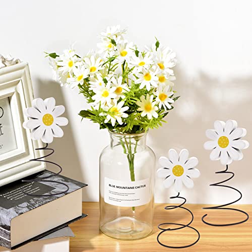 Daisy Tiered Tray Decor Spring Summer Daisy Decor Rustic Wood Block Signs Farmhouse Home Decor Housewarming Gift Ideas Set of 3