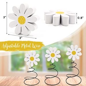 Daisy Tiered Tray Decor Spring Summer Daisy Decor Rustic Wood Block Signs Farmhouse Home Decor Housewarming Gift Ideas Set of 3