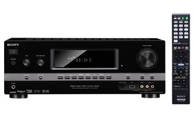 Sony HD Digital Cinematic Sound 735 Watts 7.1 Channel 3D A/V Receiver with iPhone & iPod Playback + Yamaha Natural Sound Custom Install In-Ceiling 2-Way 120 watts Speaker (Set of 6) with 1" Tweeters & 8" Woofer + 100ft 16 AWG Speaker Wire