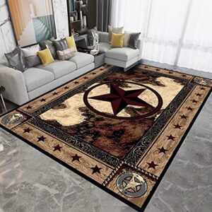 vintage rustic western texas star wood panel style modern area rugs non-slip carpets floor mat door mat kitchen bathroom mat carpet bath mats home decoration for bedroom living playing room