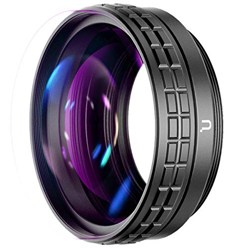 Wide Angle Lens for Sony ZV1, ULANZI WL-1 ZV1 18mm Wide Angle/ 10X Macro 2-in-1 Additional Lens for Sony ZV1 Camera