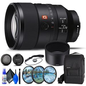 sony fe 135mm f/1.8 gm lens (sel135f18gm) + filter kit + lens cap keeper + cleaning kit + more