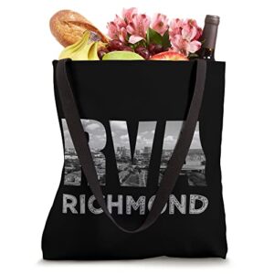 RVA Richmond Skyline Commonwealth Virginia Local Souvenir Tote Bag