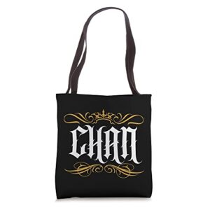 chan filipino surname philippines tagalog family tote bag