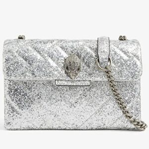 Kurt Geiger London Glitter Medium Kensington Crossbody Silver One Size