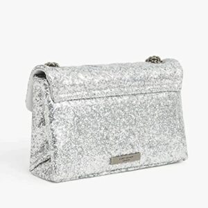 Kurt Geiger London Glitter Medium Kensington Crossbody Silver One Size