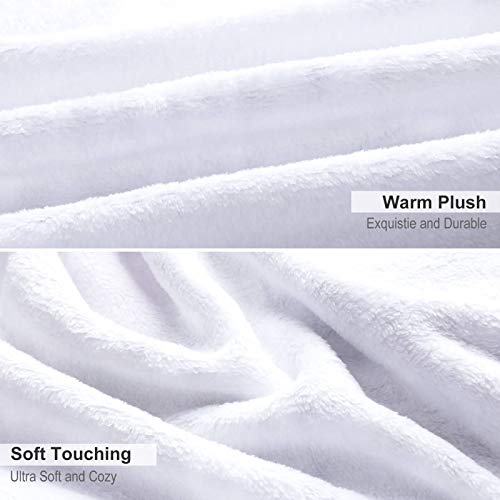 heshunxing Soft Throw Blanket Little Nightmares 2 Warm Fleece Blanket for Sofa Couch Living Room 50 inchx60 inch, White-style