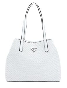 guess vikky tote, white