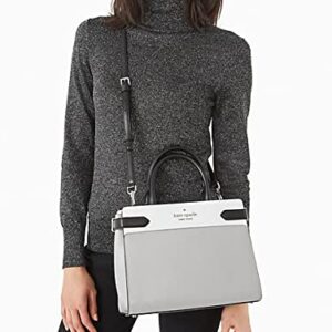 Kate Spade New York Staci Colorblock Medium Satchel Nimbus Grey Multi