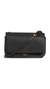 oroton women’s margot mini crossbody bag, black, one size