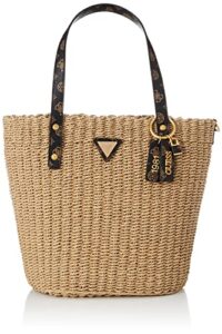 guess lilica shopper, brown logo