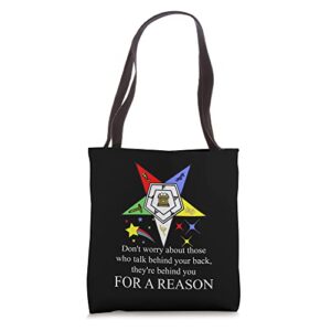 order of the eastern star oes sisterhood sisters forever tote bag