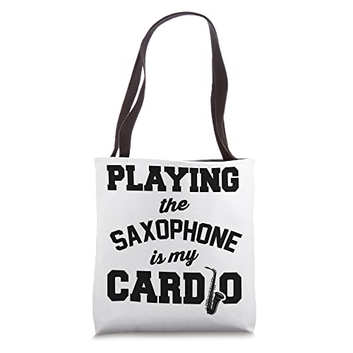 Funny Saxophone Lover Graphic for Women and Men Saxophonist Tote Bag