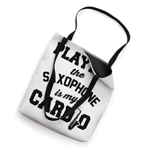 Funny Saxophone Lover Graphic for Women and Men Saxophonist Tote Bag