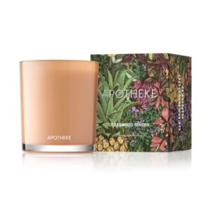 apotheke cedarwood ginger candle, 1 ea