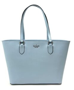 kate spade new york laurel way medium dally saffiano leather tote (ocean fog)