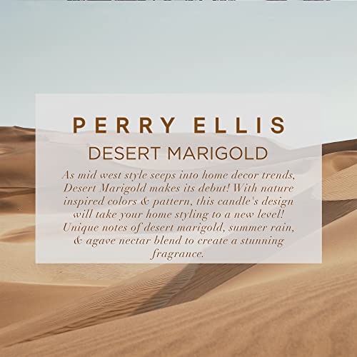 Perry Ellis Candle, Scented Candles, Desert Marigold Soy Candle