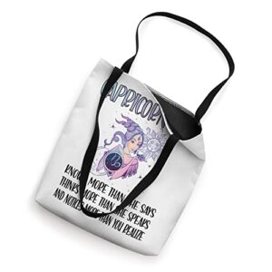 Capricorn Zodiac Sign Girl Capricorn Horoscope Astrology Tote Bag