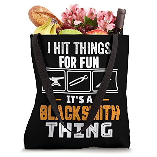 Blacksmithing Funny Blacksmith Tools Tote Bag