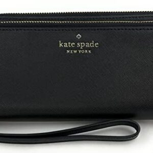 Kate Spade Staci Large Carryall Wristlet Clutch Wallet in Black