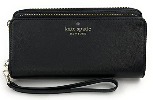 Kate Spade Staci Large Carryall Wristlet Clutch Wallet in Black