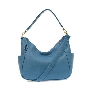 joy susan trish convertible hobo bag – peacock