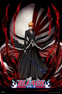 bleach anime poster ichigo kurosaki soul reaper swords manga comic cool aesthetic modern picture japanese bedroom home living room weeb fan birthday gift cool wall decor art print poster 12×18