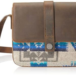 Pendleton Women's Square Crossbody, Chief Joseph Blue, One Size