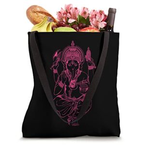 Ganesh Symbol Yoga Hindu Men Women Meditation Tote Bag