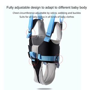 Handheld Baby Walking Harness Kids Walking Learning Helper for Boys Girls Adjustable Baby Walker Safety Harness Assistant Belt for Toddler Infant Child 7-24 Month (Black-Penguin)