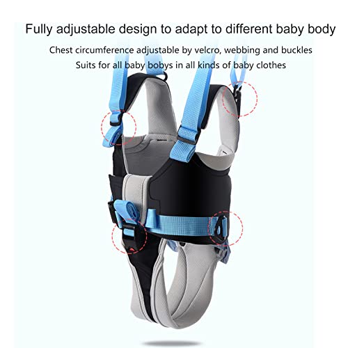 Handheld Baby Walking Harness Kids Walking Learning Helper for Boys Girls Adjustable Baby Walker Safety Harness Assistant Belt for Toddler Infant Child 7-24 Month (Black-Penguin)