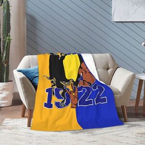 Sigma Gamma Rho Blanket Flannel Throw Ultra Soft Micro Blanket 50''x40'', Black