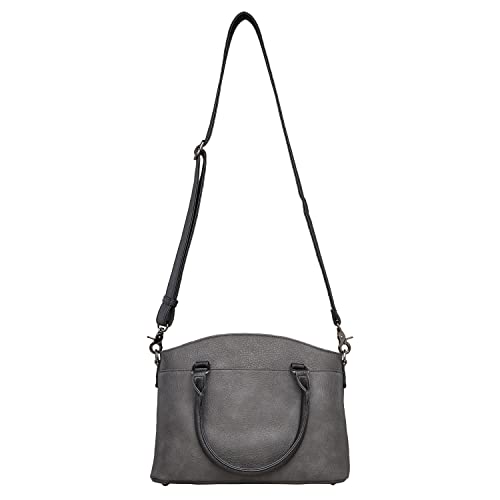 Concealed Carry Carly Satchel by Lady Conceal (Gray)