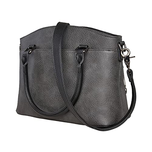 Concealed Carry Carly Satchel by Lady Conceal (Gray)