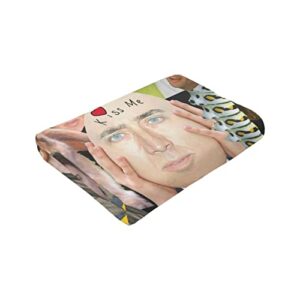 Blanket Nicolas Cage Soft and Comfortable Warm Fleece Blanket for Sofa,Office Bed car Camp Couch Cozy Plush Throw Blankets Beach Blankets