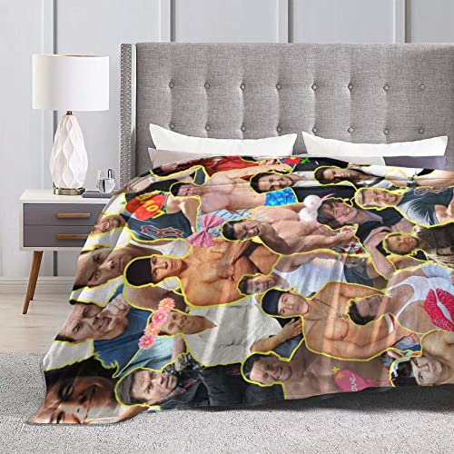 Blanket Mark Wahlberg Soft and Comfortable Warm Fleece Blanket for Sofa,Office Bed car Camp Couch Cozy Plush Throw Blankets Beach Blankets